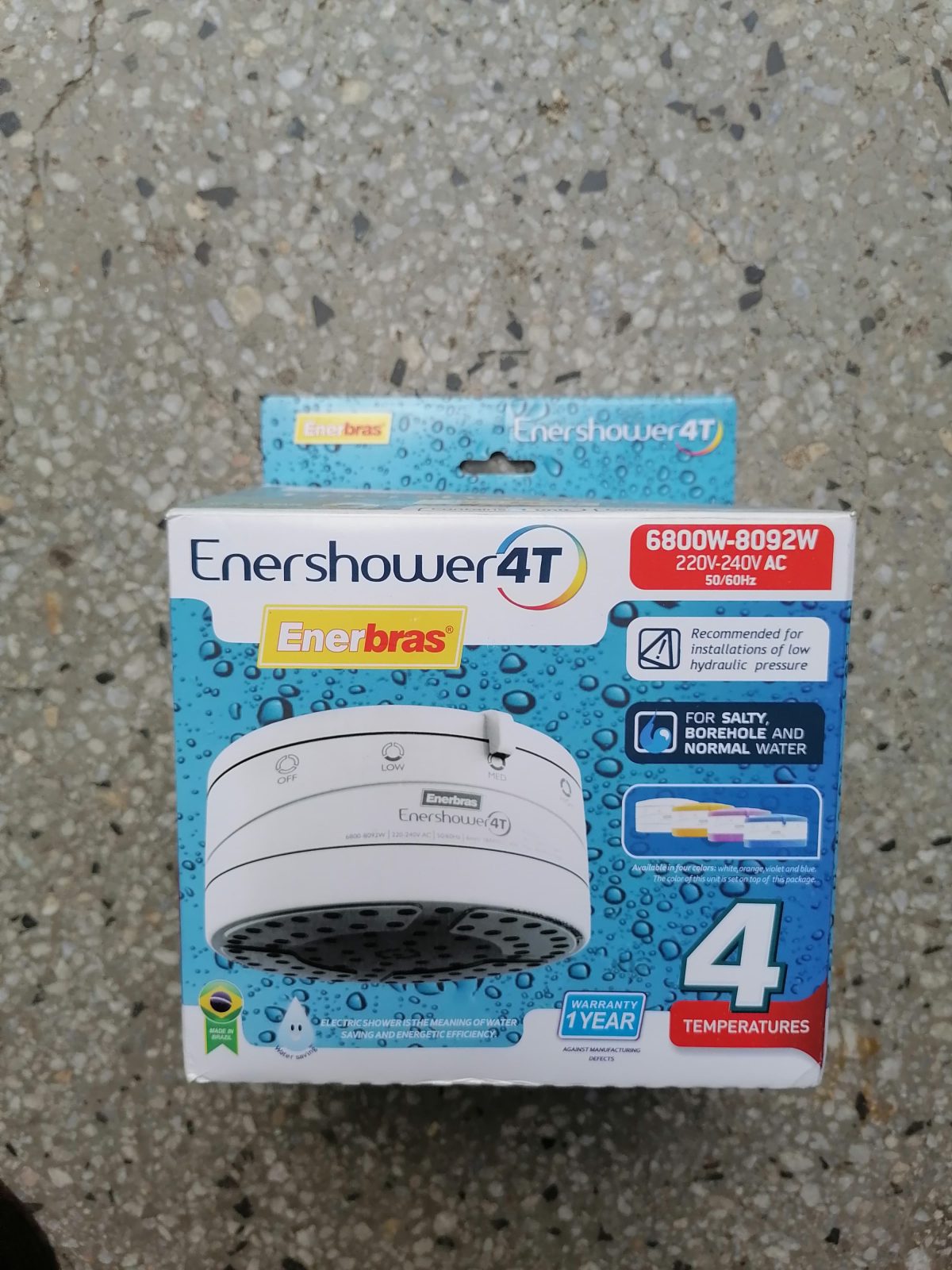 EnerBras Instant Shower Head – Manzil Builders
