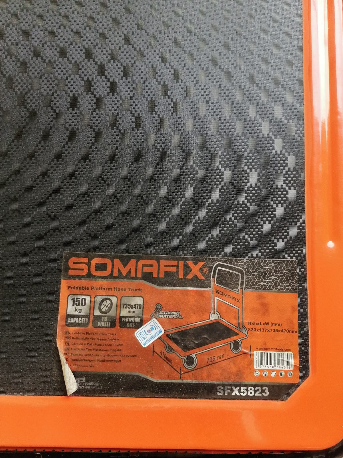 Somafix Foldable Platform Hand Truck – Manzil Builders